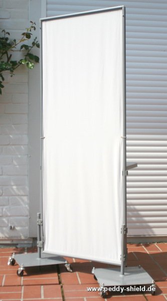 Pied de paravent sur roulettes - 4 roulettes avec sytème de blocage ...